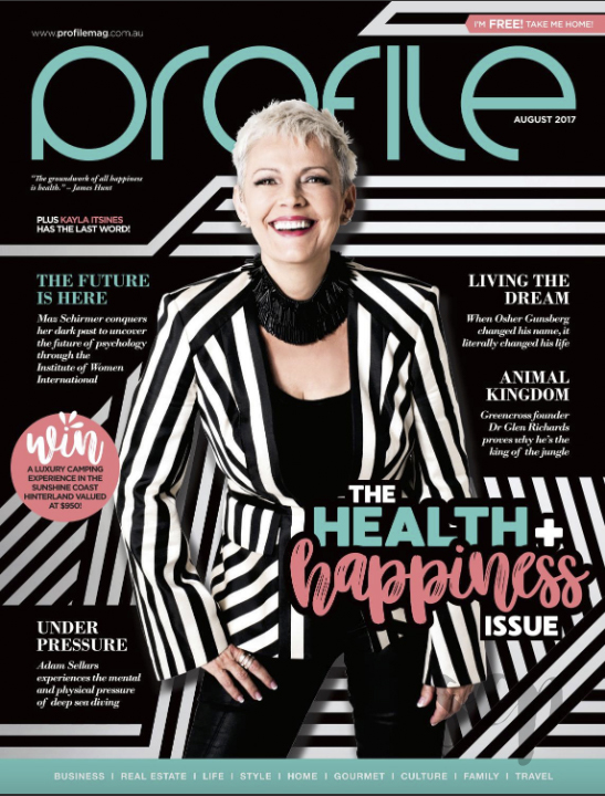 Profile magazine cover story photography shot on location ...