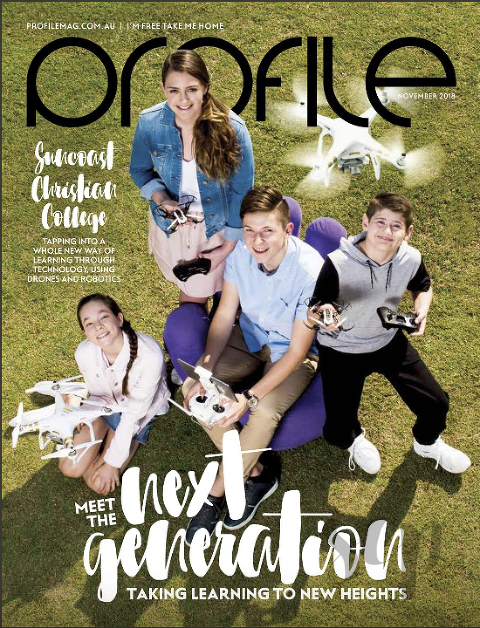 Profile magazine cover story photography shot on location ...