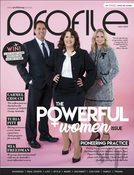 Profile magazine cover story photography shot on location ...
